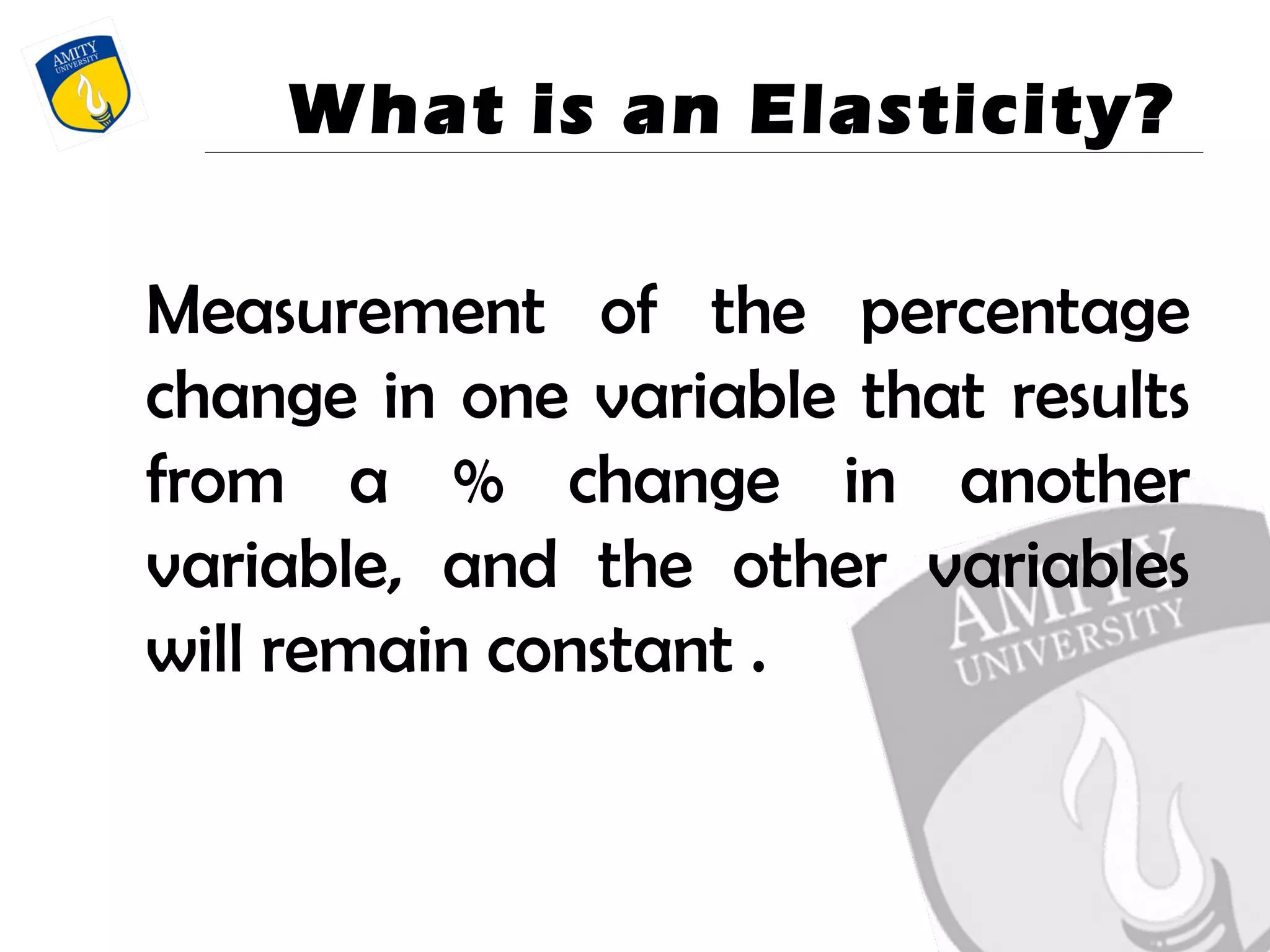 Elastisity of demand - case study | PPT