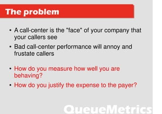 Professional Call-Center monitoring and reporting with QueueMetrics | PPT