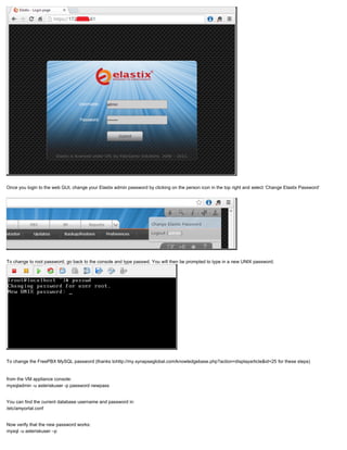 Elastix 2.4 vm ware appliance deployment guide | PDF