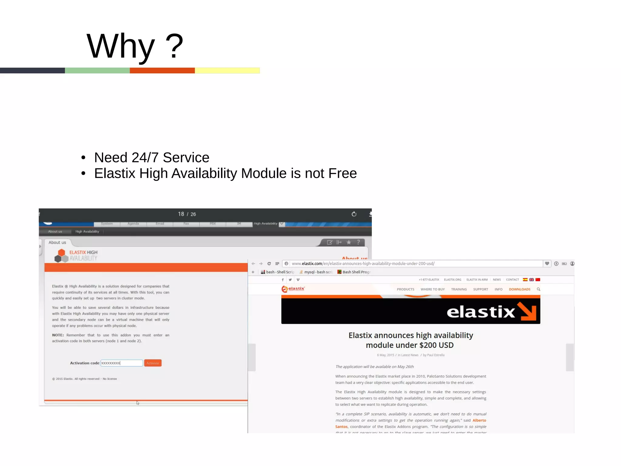Elastix4.0 High Availability without ElastixHA module | PPT