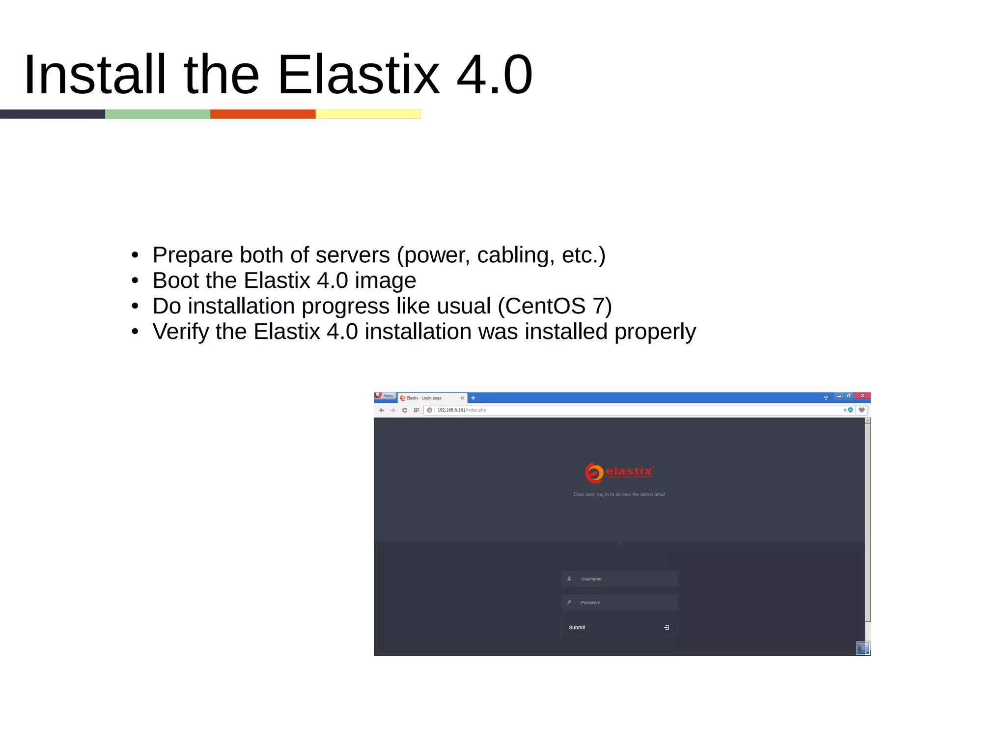 Elastix4.0 High Availability without ElastixHA module | PPT