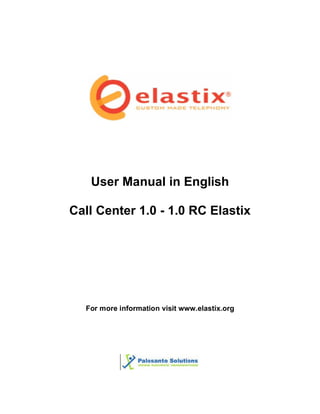 Elastix call center_manual_eng | PDF