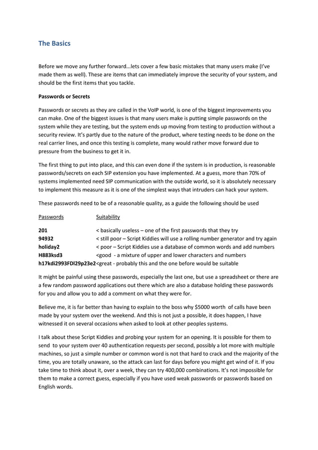 Elastix network security guide | PDF