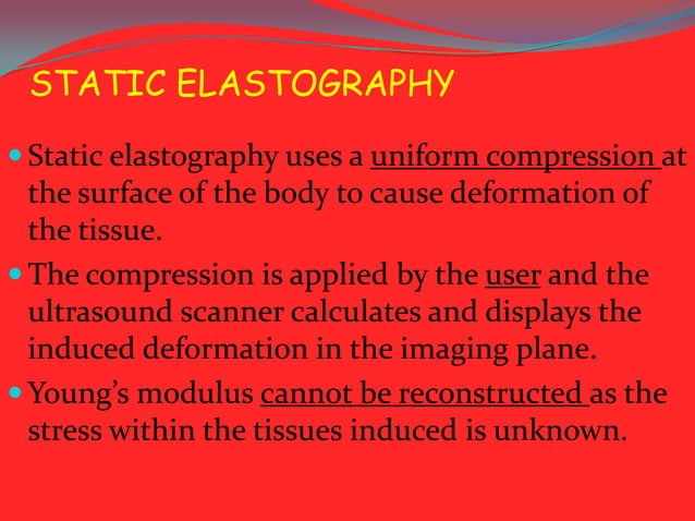 Elastography | PPTX | Physics | Science