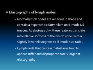 Ultrasound Elastography | PPTX