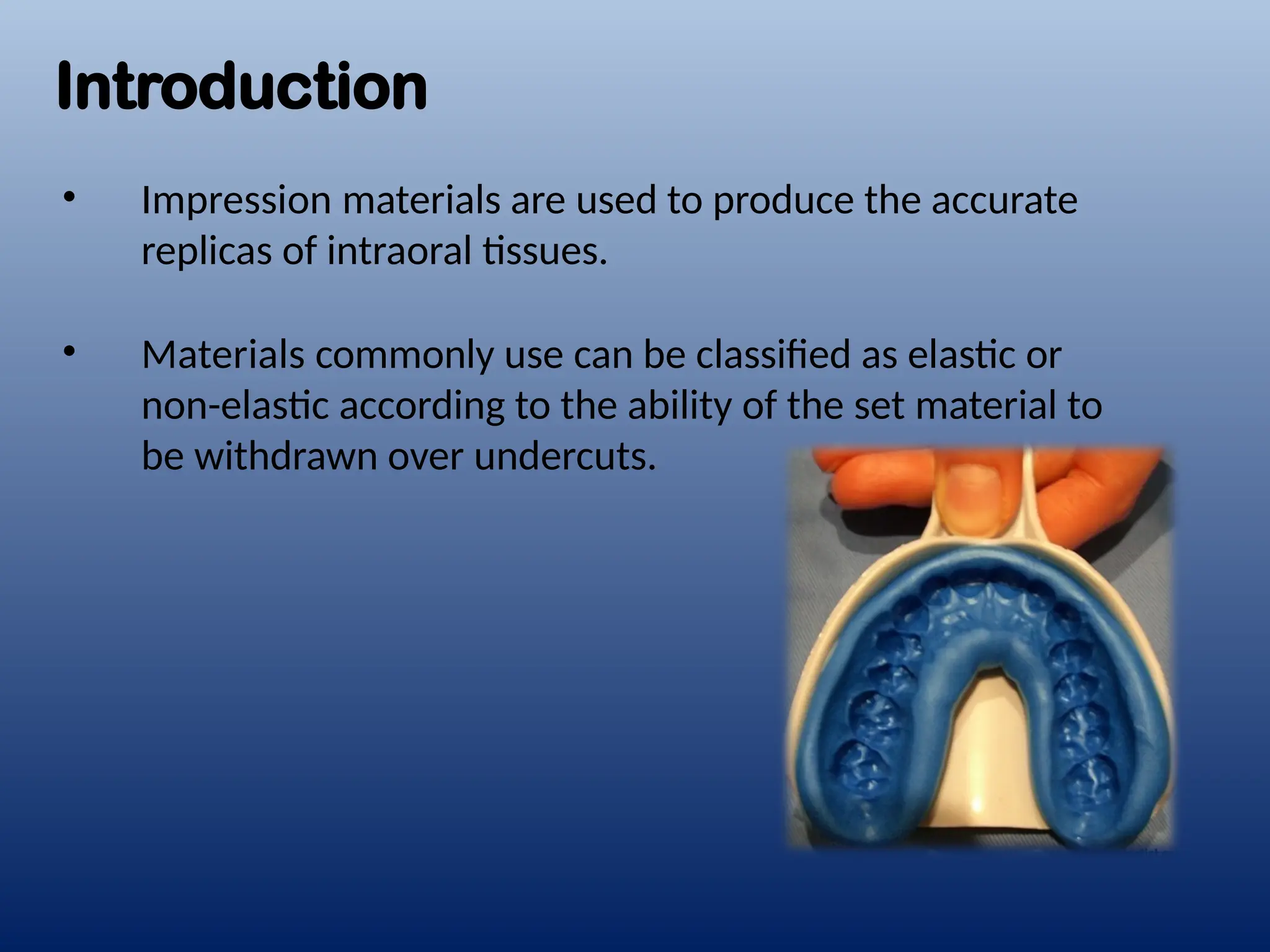 Impression materials used in dentistry.pptx | Oral care | Personal Care