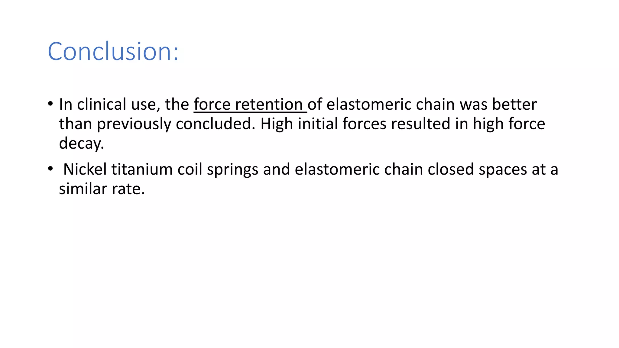 Elastomeric and coil springs | PPTX