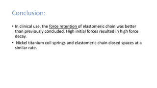Elastomeric and coil springs | PPTX