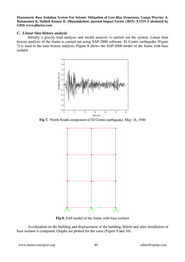 Elastomeric base isolation system for seismic mitigation of low rise ...