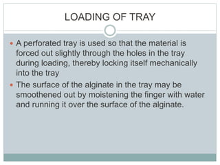 Elastomeric impression material-ALGINATE | PPT