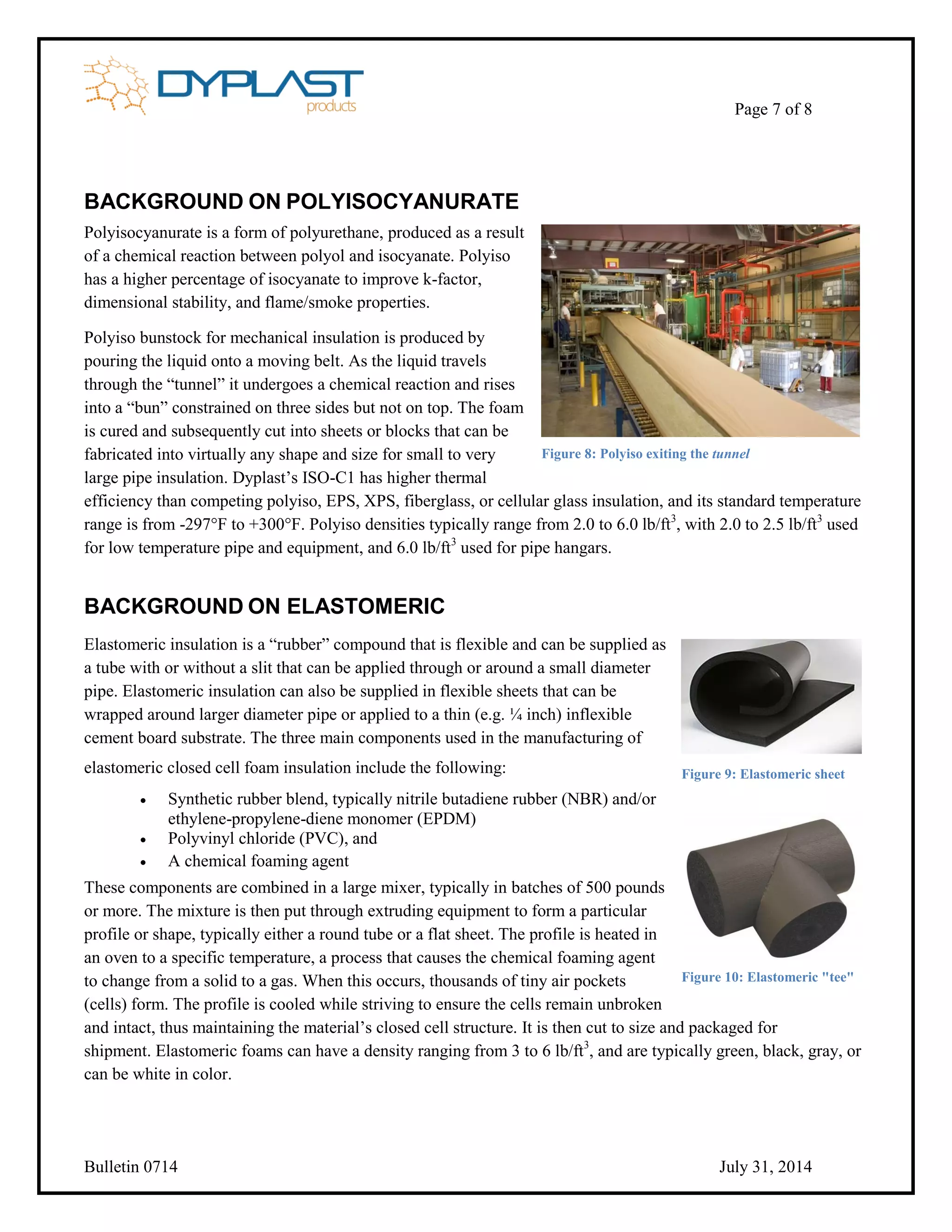 Technical Bulletin 0714 Elastomeric insulation versus polyisocyanurate ...