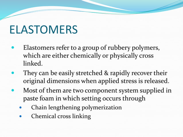 Elastomers | PPTX