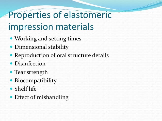 Elastomers