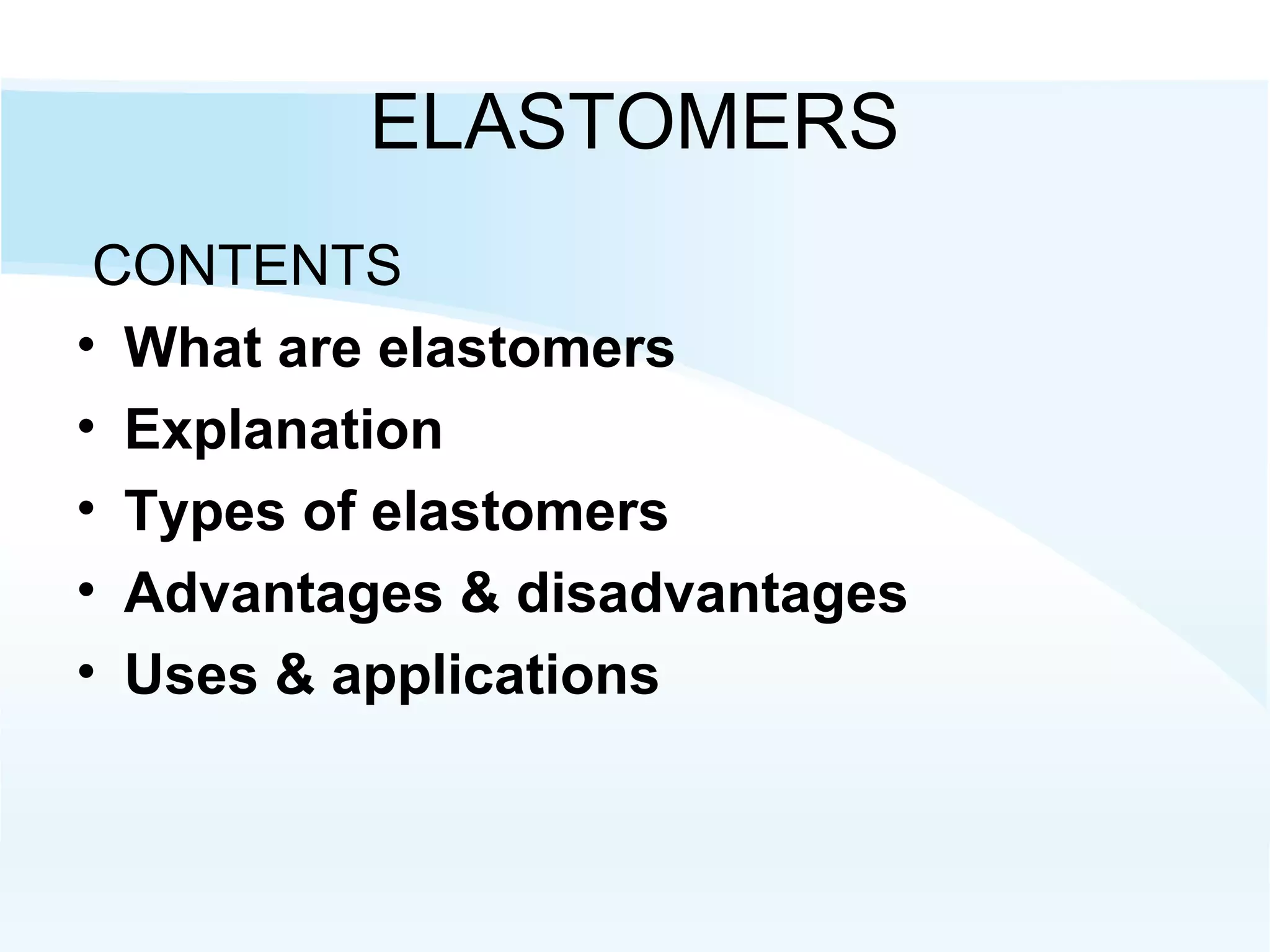 Elastomers | PPT