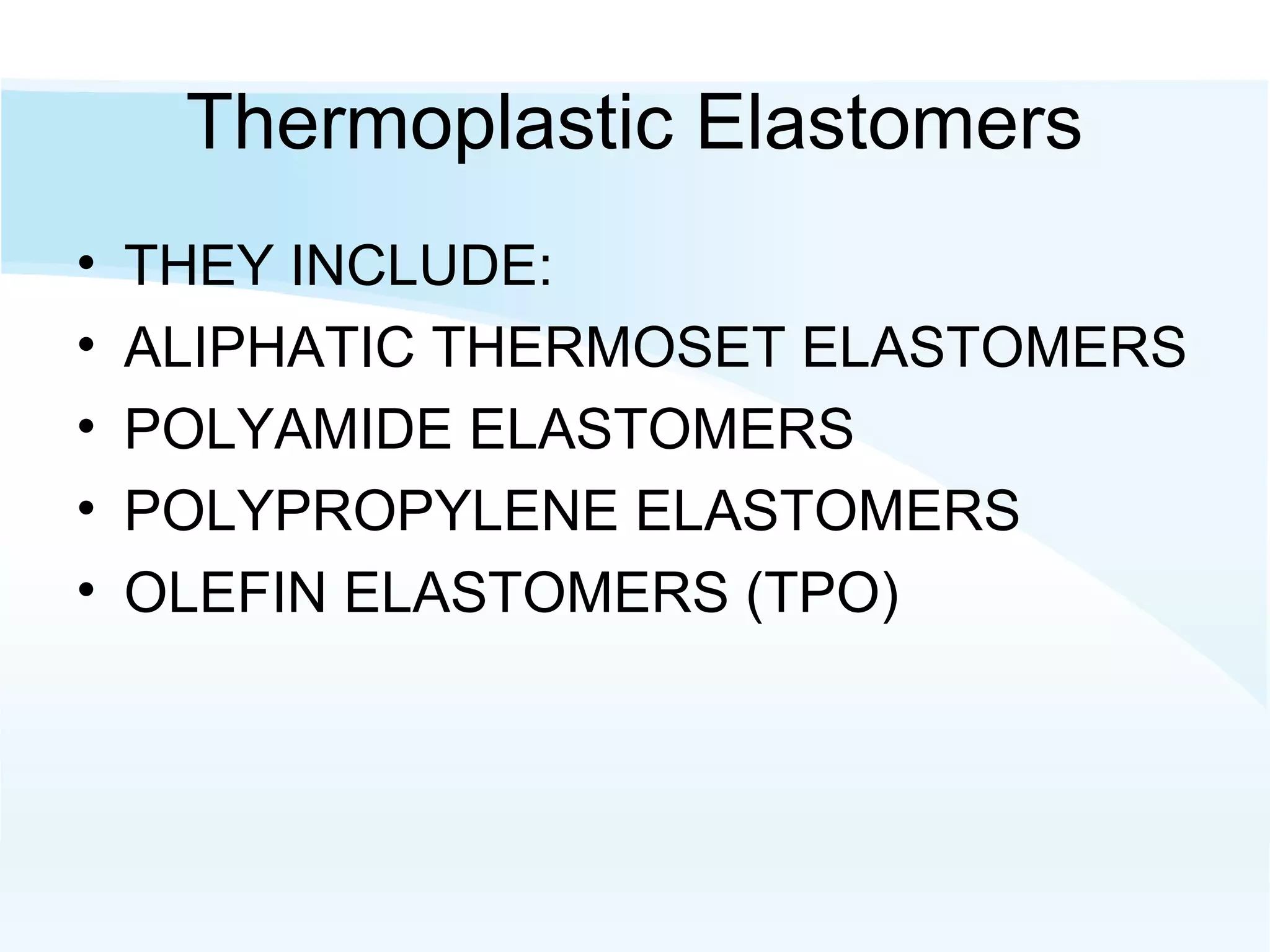 Elastomers | PPT