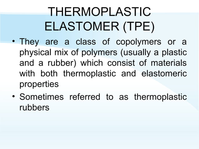 Elastomers | PPT