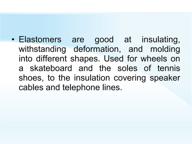 Elastomers | PPT