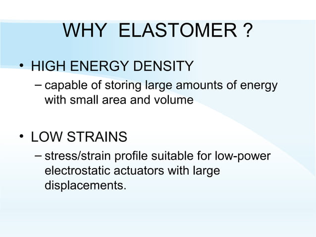 Elastomers | PPT