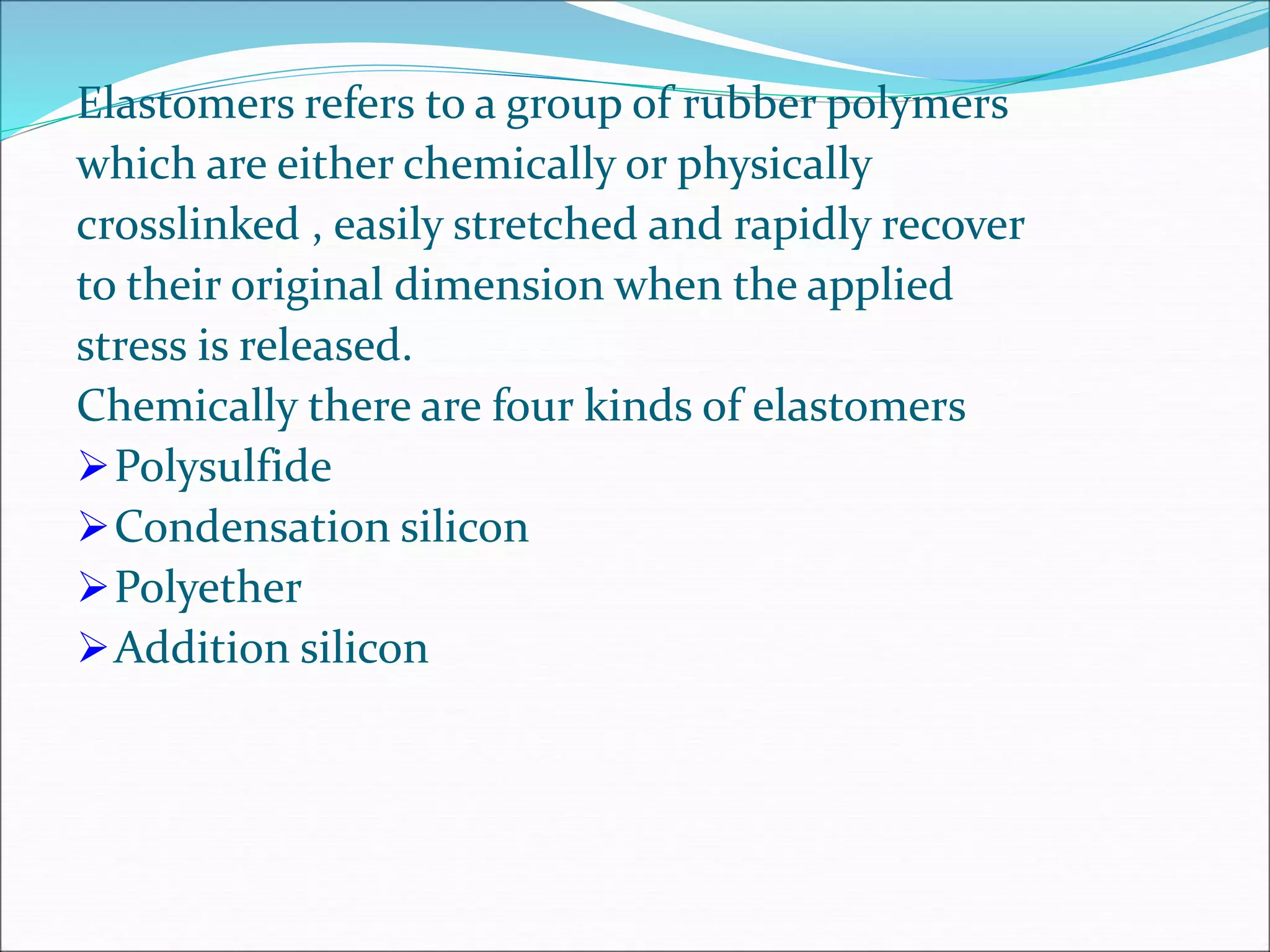 Elastomers | PPT