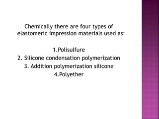 Elastomers for dental uses | PDF