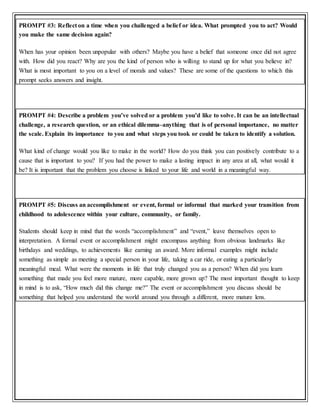 Ela summer packet 2017 | DOCX