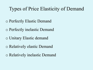 Elaticity of demand | PPTX