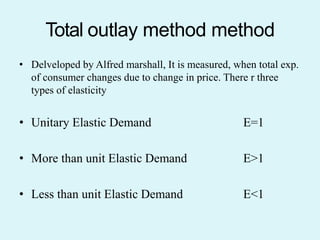 Elaticity of demand | PPTX