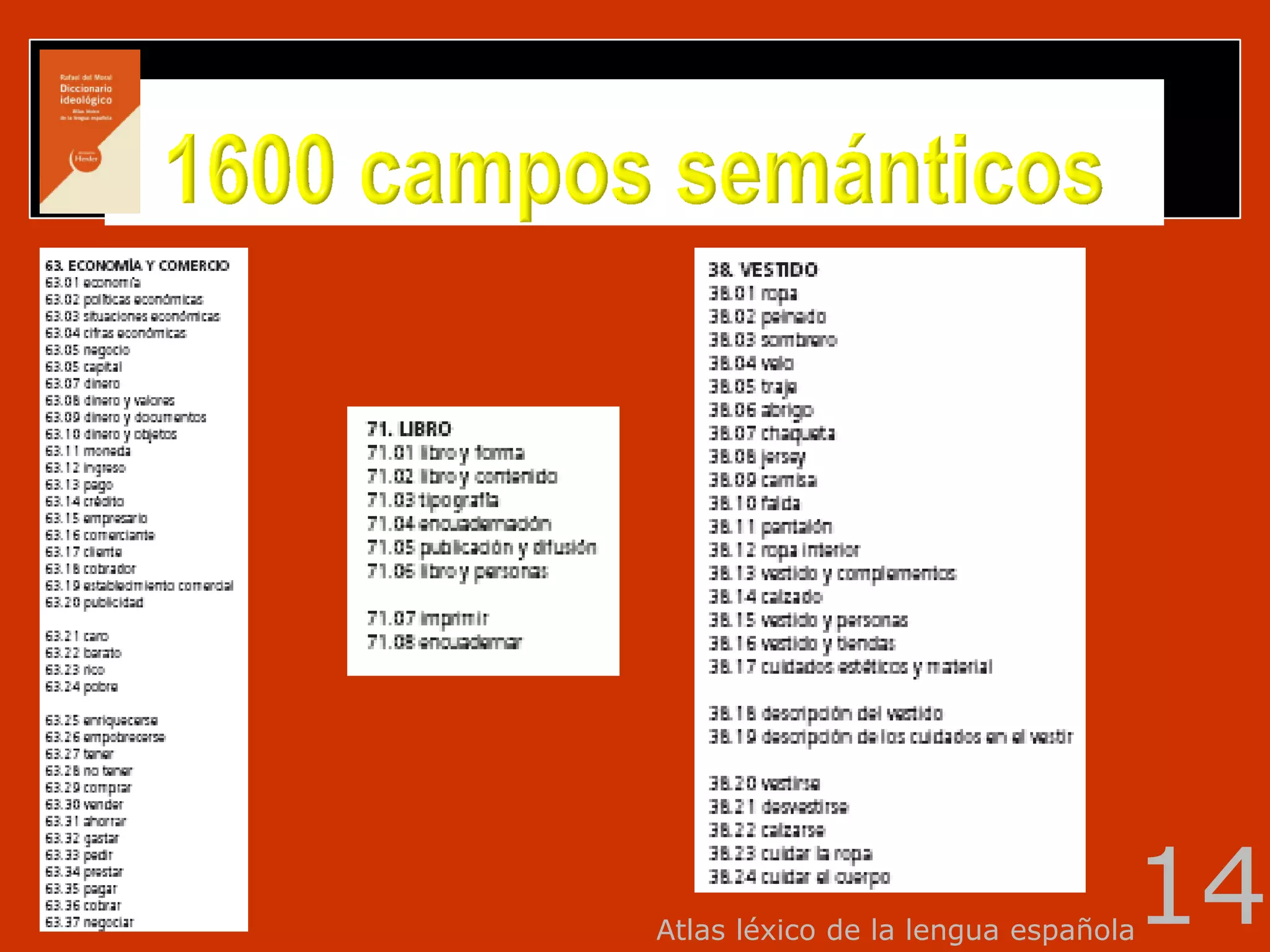 Un diccionario de campos semánticos para el español de todas las épocas ...