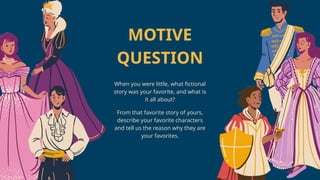 ELA Types of Characters Educational Presentation in Blue and Yellow ...