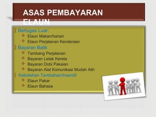 elaun kerajaan powerpoint elaun kakitangan | PPTX