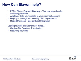 Elavon - The Economy of Things | PPTX