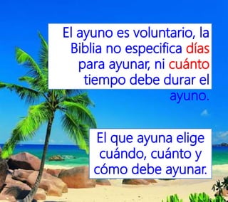 El ayuno | PPTX