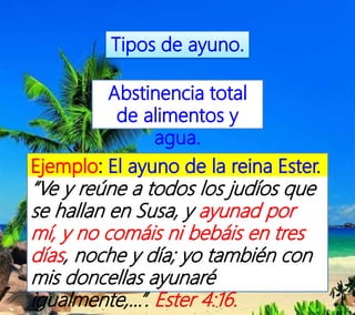 El ayuno | PPTX