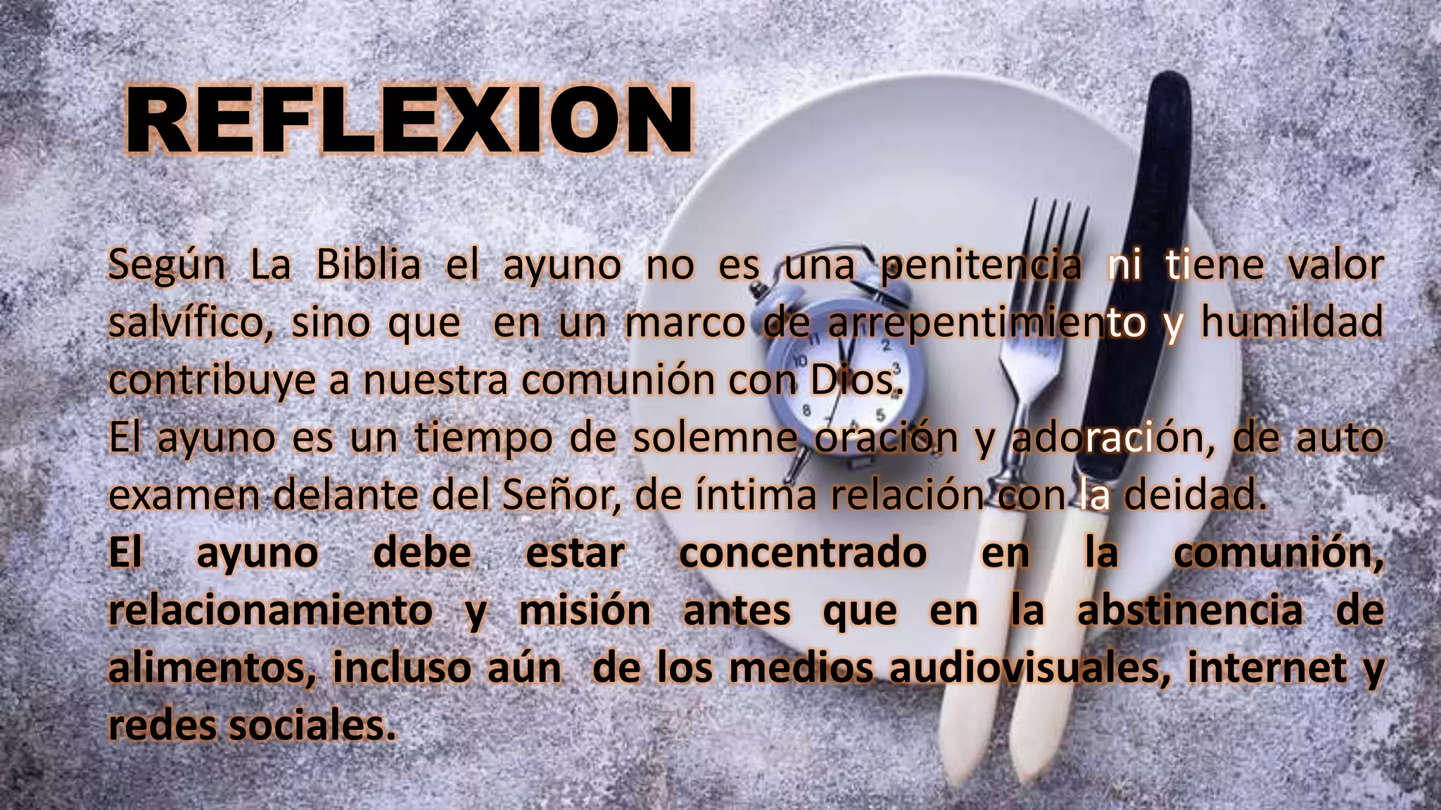 El ayuno cristiano | PPTX
