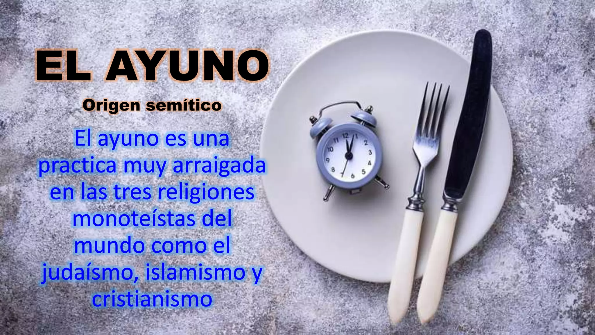 El ayuno cristiano | PPTX