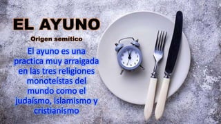 El ayuno cristiano | PPTX