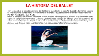 El ballet | PPTX
