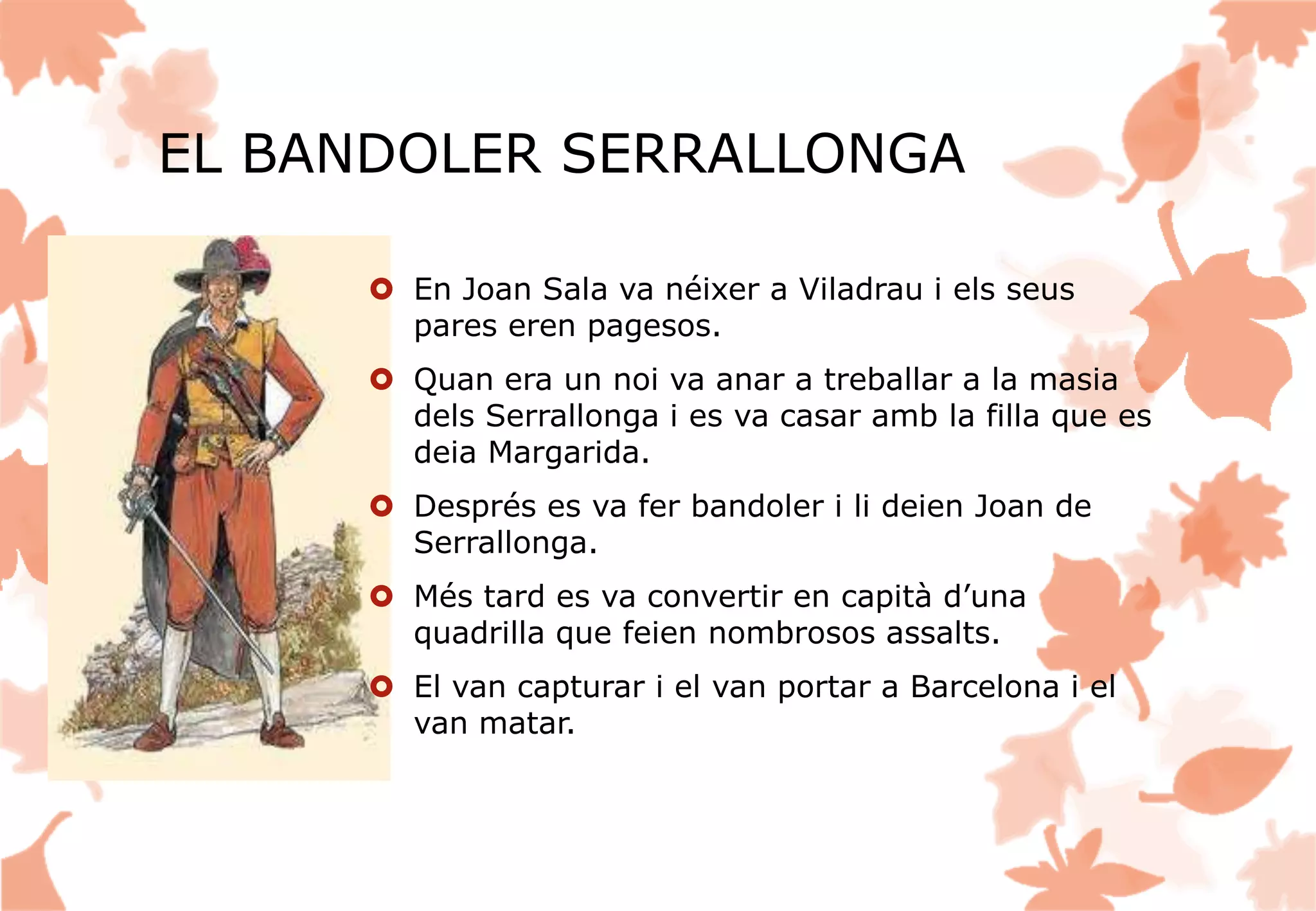 El bandolerisme | PPTX