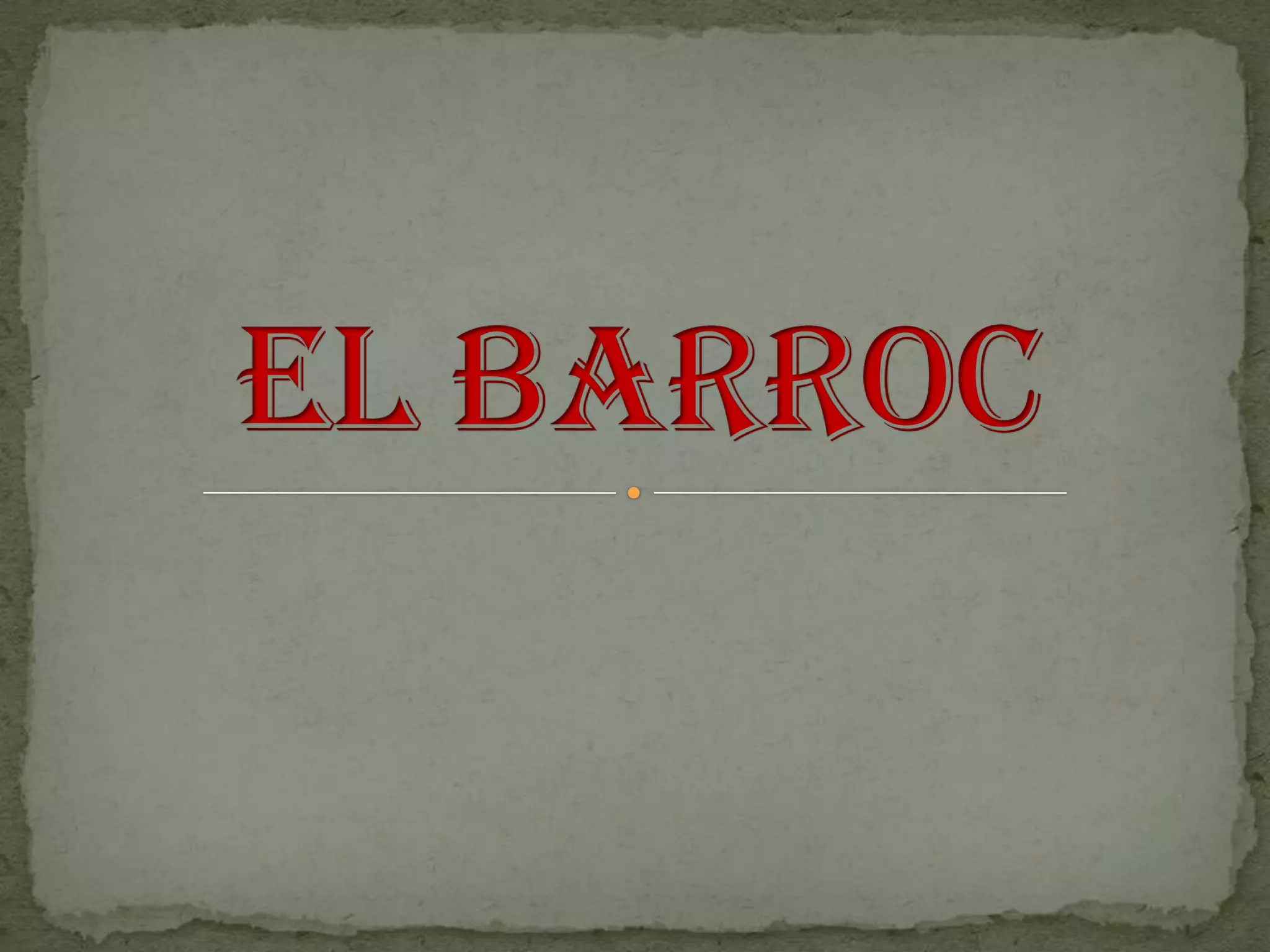El Barroc musical | PPTX