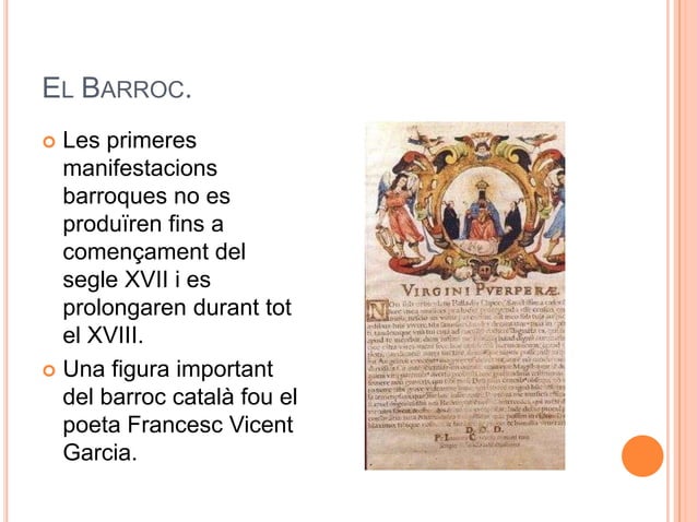 El barroc i francesc vicent garcia | PPTX