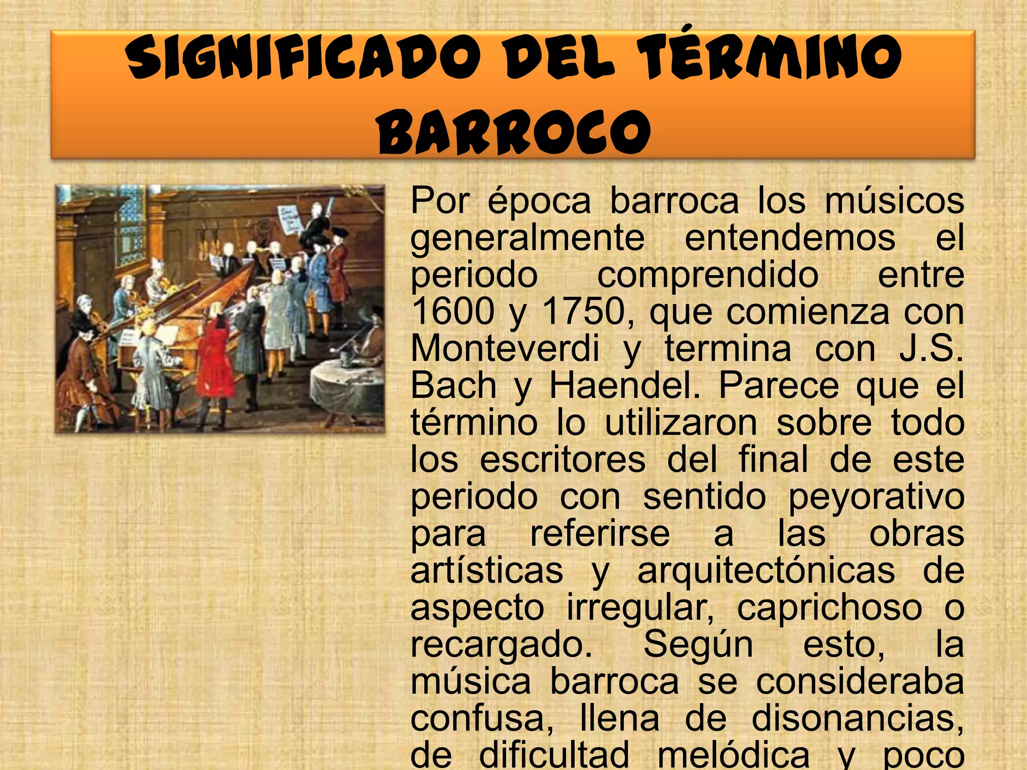 El barroco | PPSX