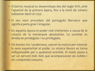 El barroc | PPTX