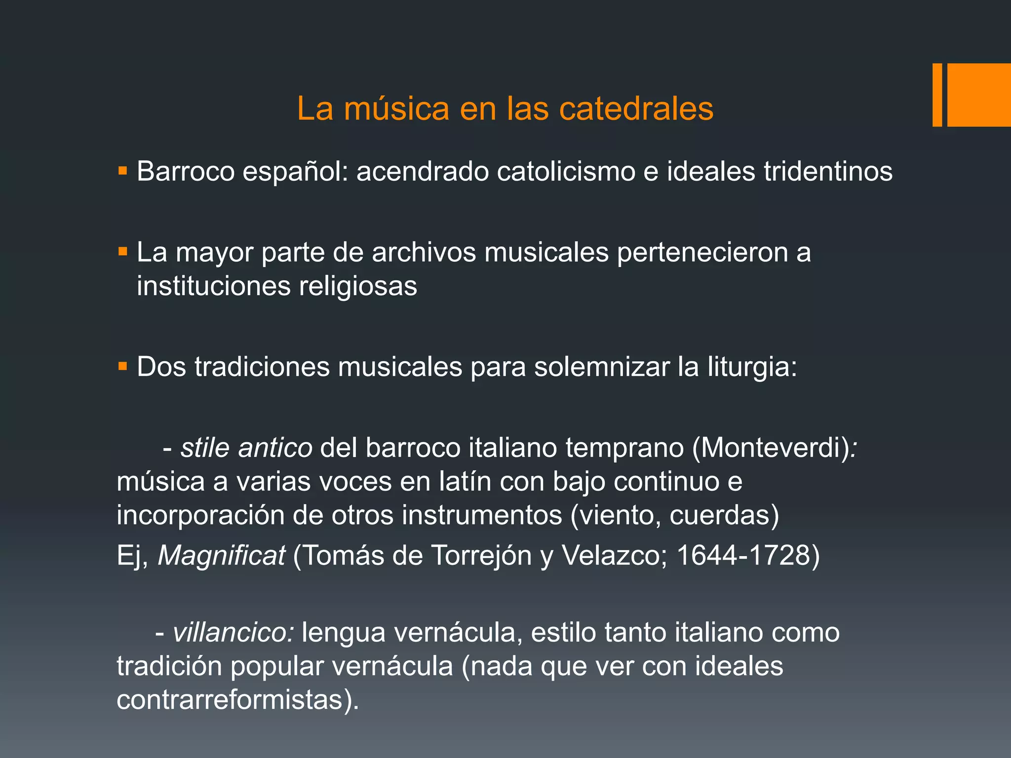 El barroco musical en América | PPTX | Classical Music | Music