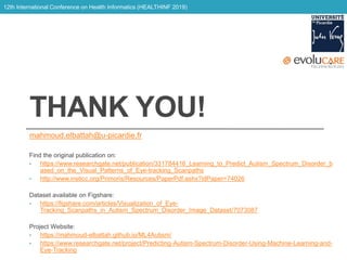 Learning to Predict Autism Spectrum Disorder Based on the Visual Patterns of Eye-Tracking ...