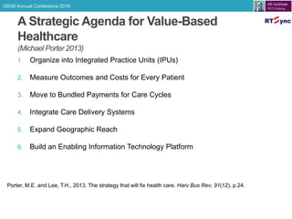 Using Simulation Modeling to Design Value-Based Healthcare Systems | PPT