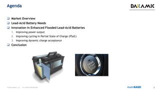 Innovations in Enhanced Flooded Lead-Acid Batteries | PDF