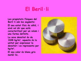 El Beril·Li. | PPT
