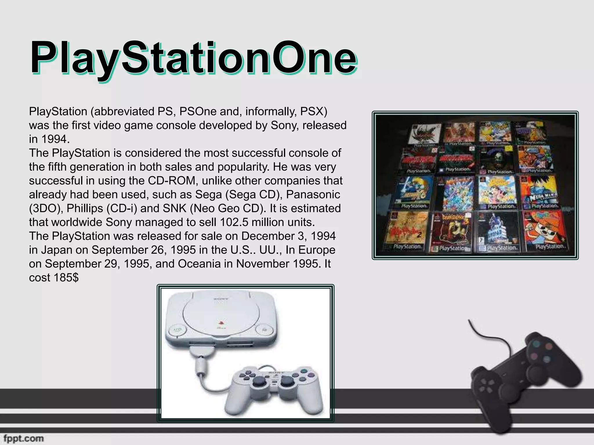 The Evolution of the PlayStation | PPTX