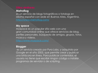 El blog diapositiva | PPTX