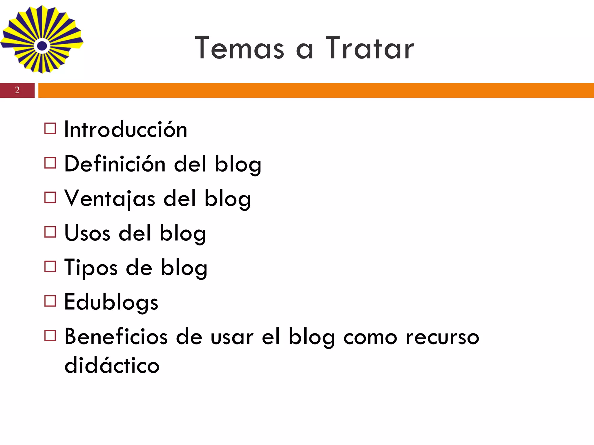 El blog y su uso educativo | PPT | Education